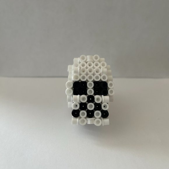 Hand Crafted | Other | 3d Perler Bead Figurine Of A Human Skull | Poshmark